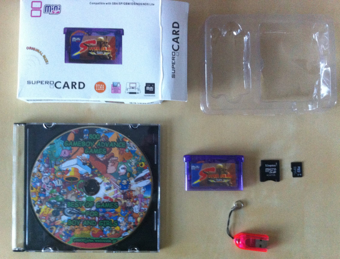 GAMEBOY ADVANCE SUPER CARD :: XT600JOHN